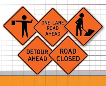 Infrastructure Signs: Custom Signs, Construction Signs, Parking Signs