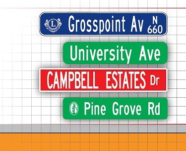 Street Signs — Infrastructure Signs
