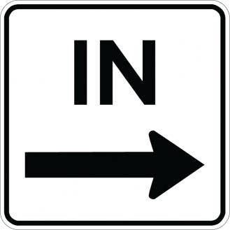 In Arrow (Symbol)- AR-715 — Infrastructure Signs