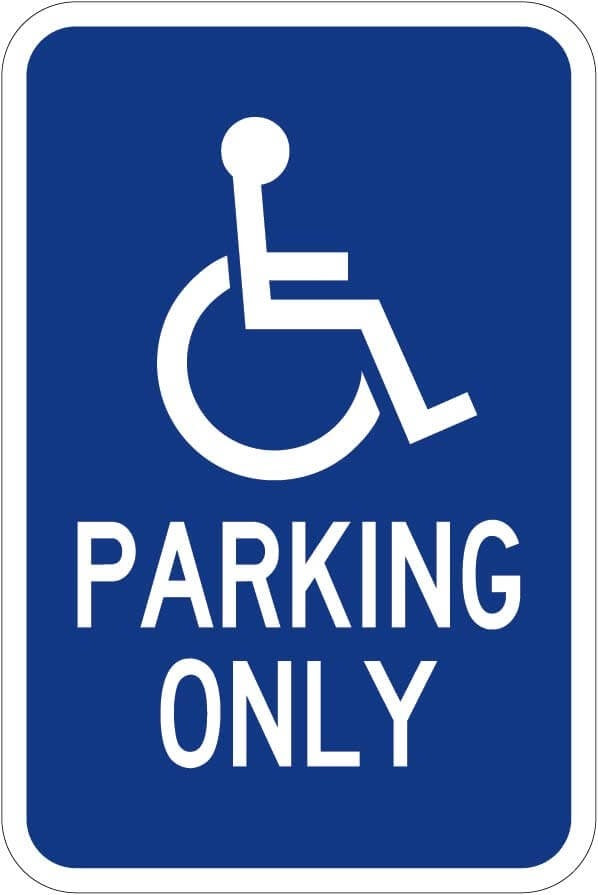 California Handicap Parking Sign - R99 — Infrastructure Signs