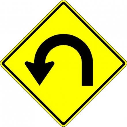 Hairpin Curve Sign- W1-11L — Infrastructure Signs